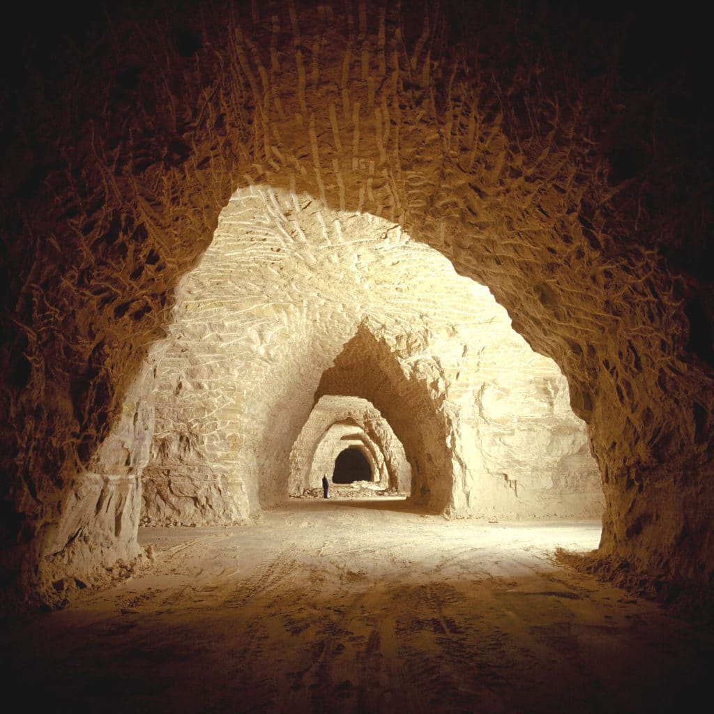 Baillet (95), Backfilling an active underground quarry